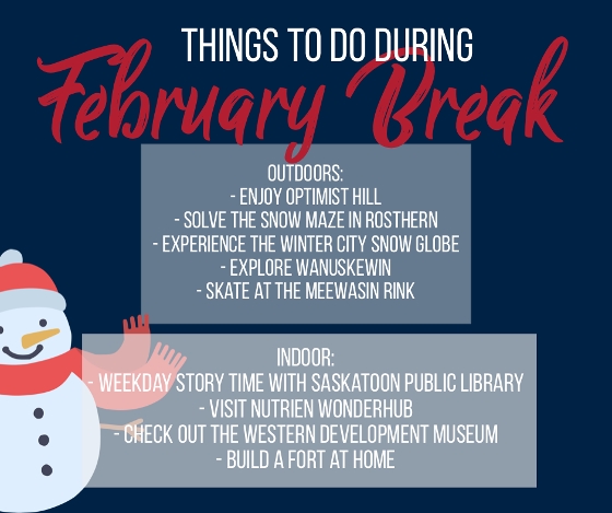 Things to do on Feb Break!